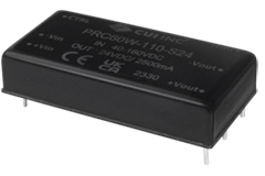 PRC40W/60Wシリーズ DC/DCコンバータ - CUI Inc | DigiKey